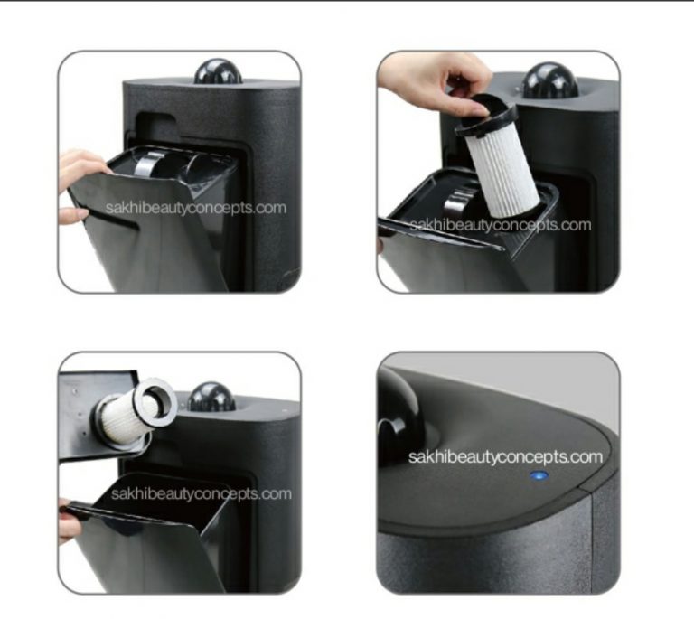 Vaccum Hair Dustbin - Sakhi Beauty Concepts