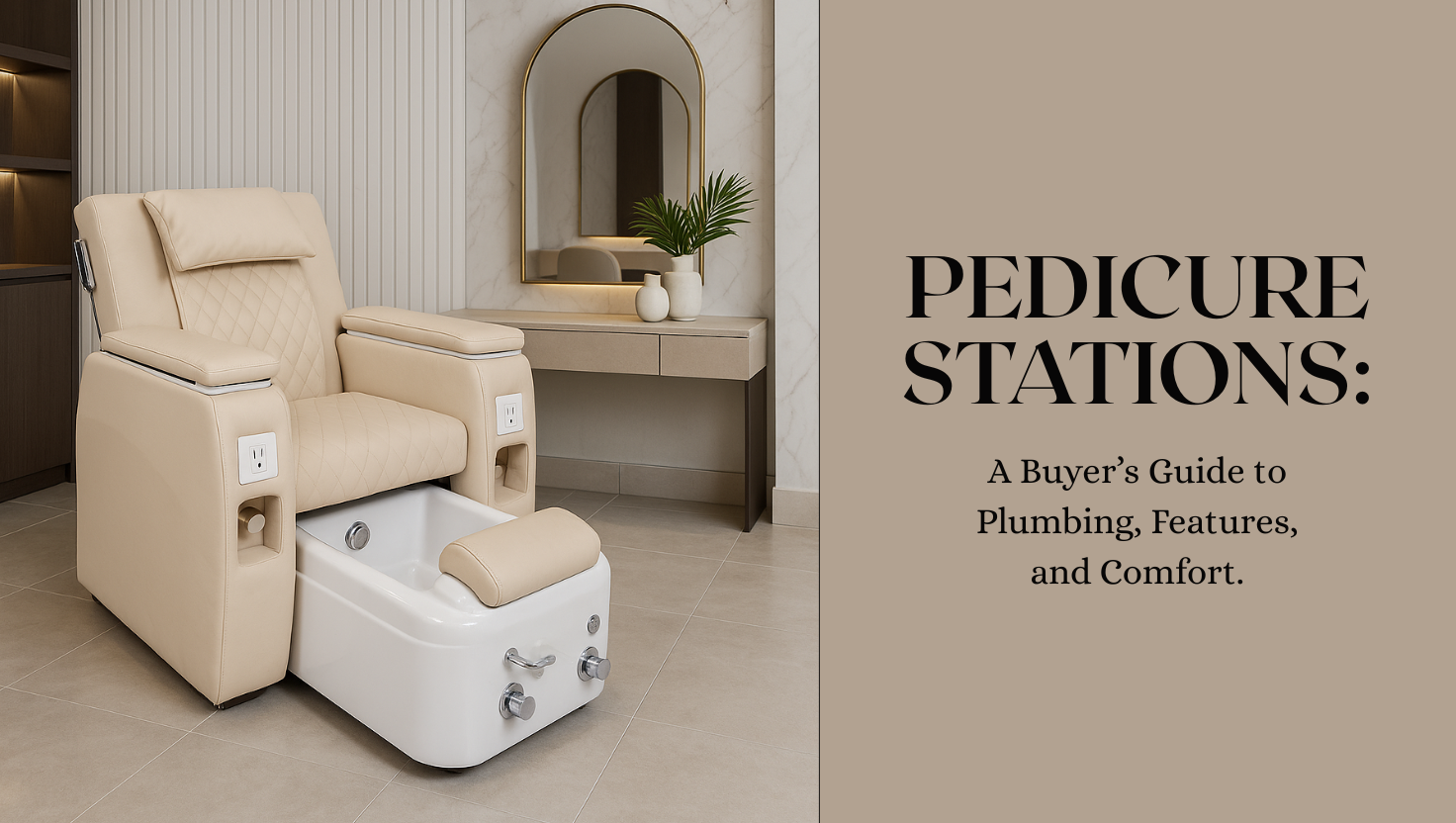 Pedicure Stations: A Buyer’s Guide to Plumbing, Features, and Comfort ...